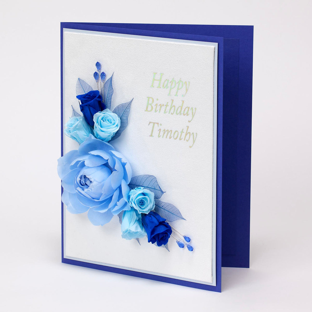 Royal Blue Card - Luxury Birthday Card – Sophisticards